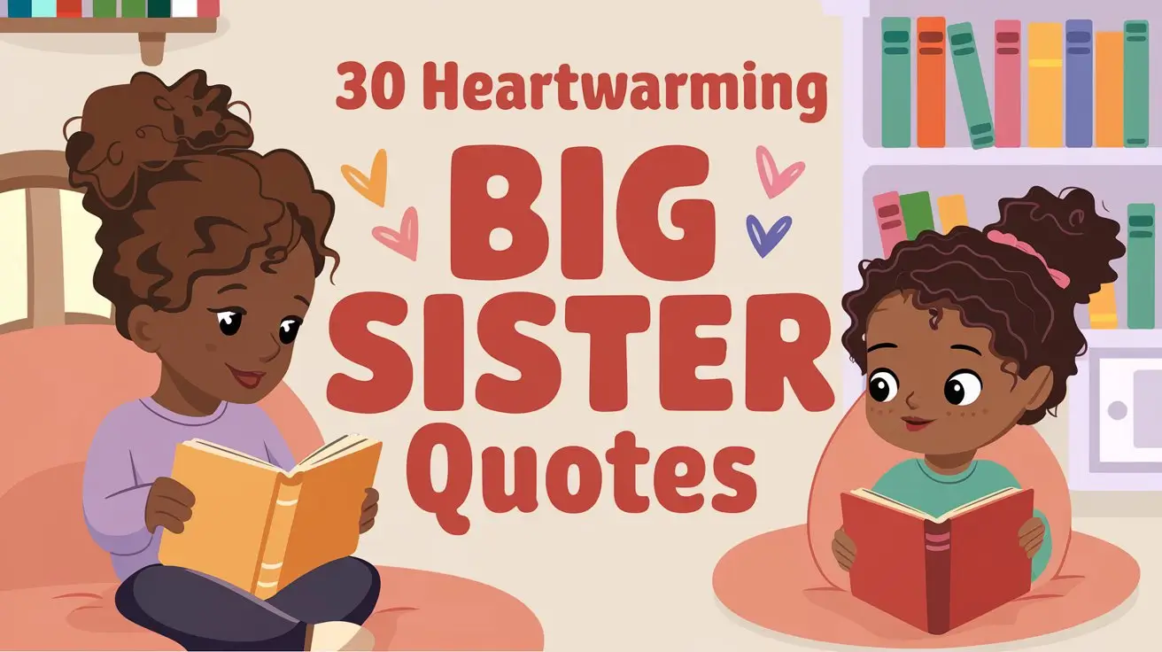 Heartwarming Big Sister Quotes